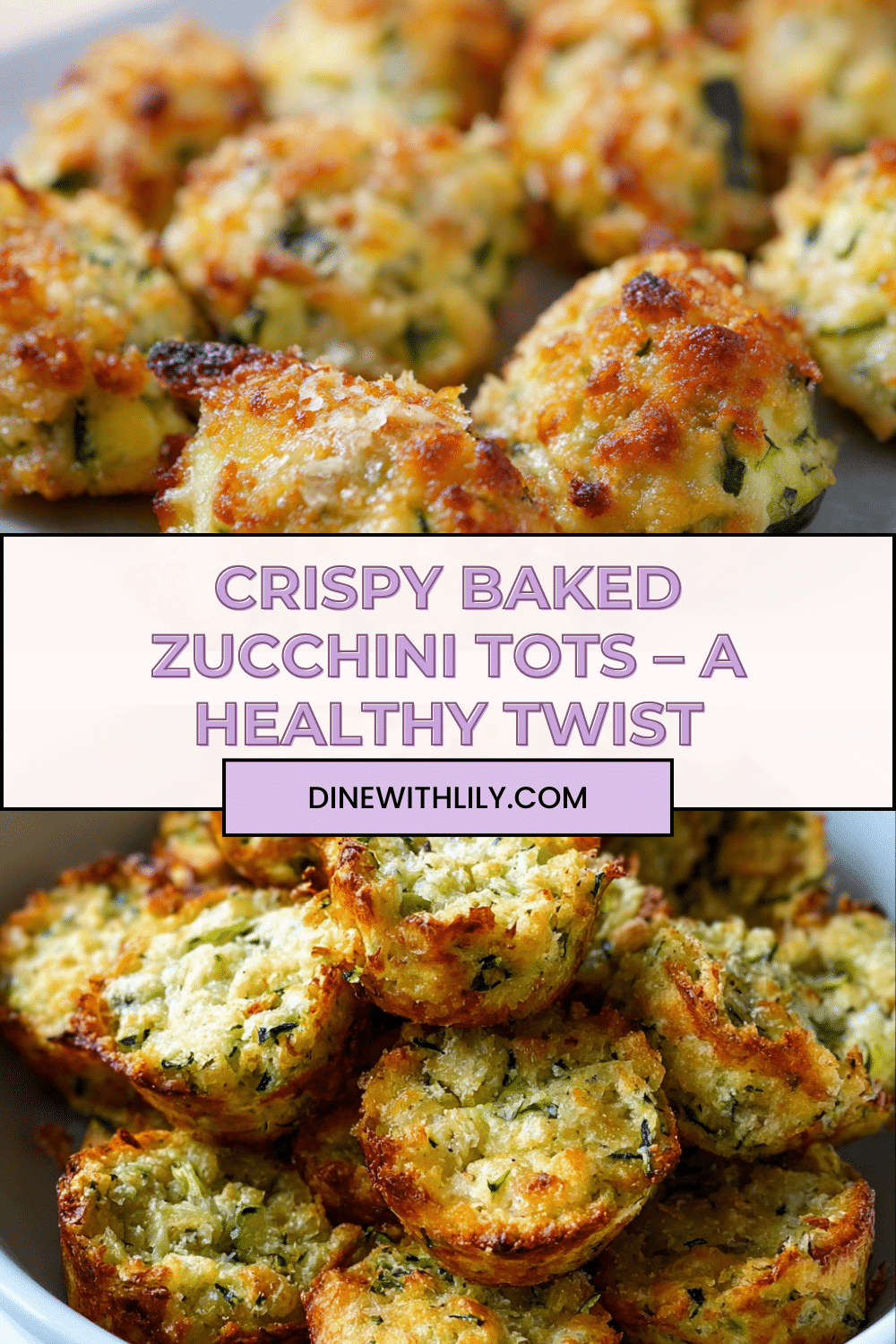 Easy and Healthy Zucchini Tots Recipe - Crispy & Cheesy Snack