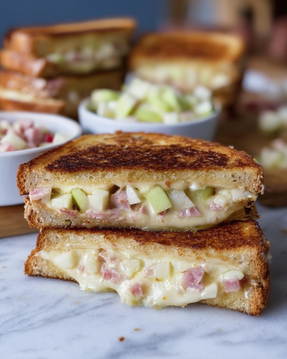 Sweet and Savory Brie and Apple Butter Grilled Cheese Recipe