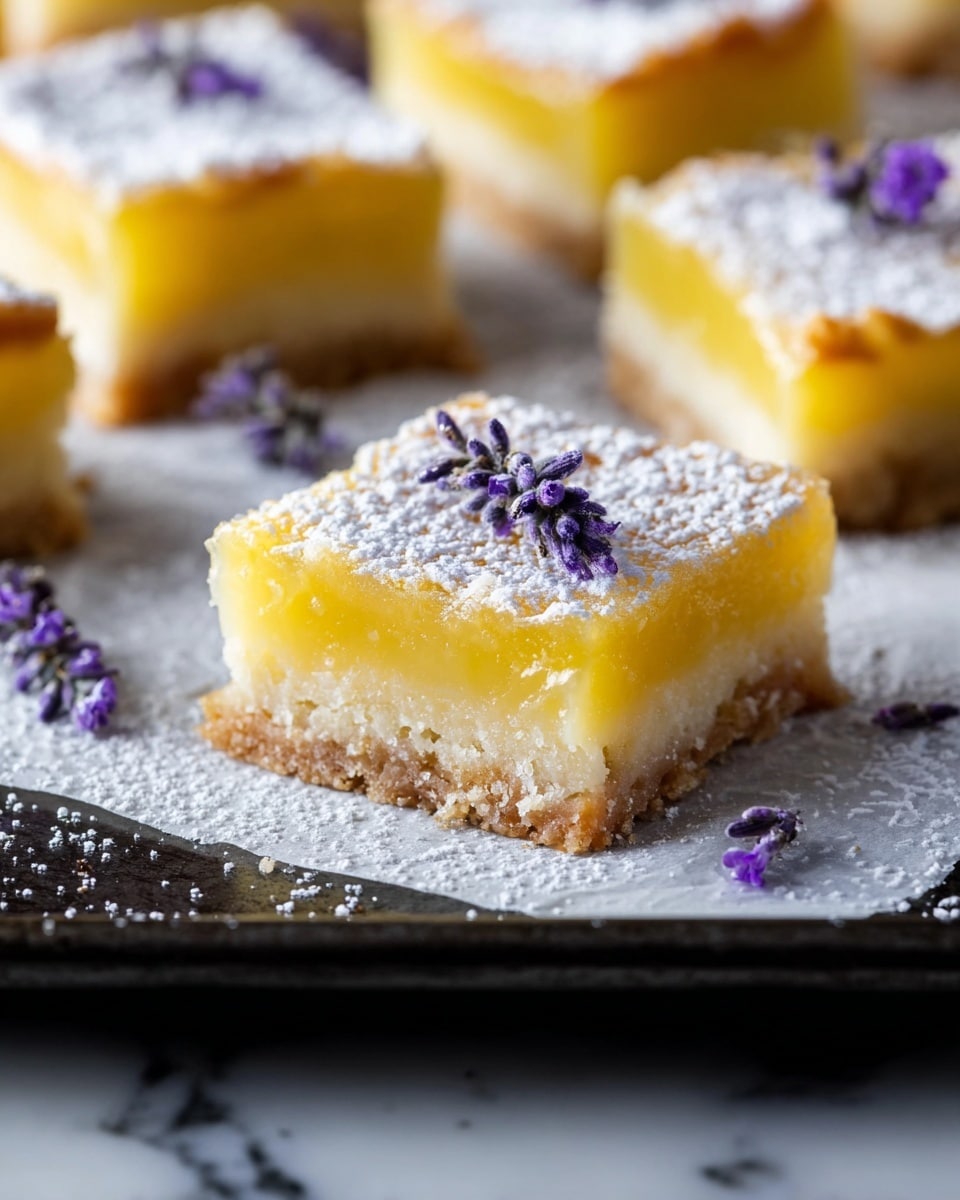 Lavender Lemon Bars Recipe | Fragrant, Bright, Irresistible Dessert
