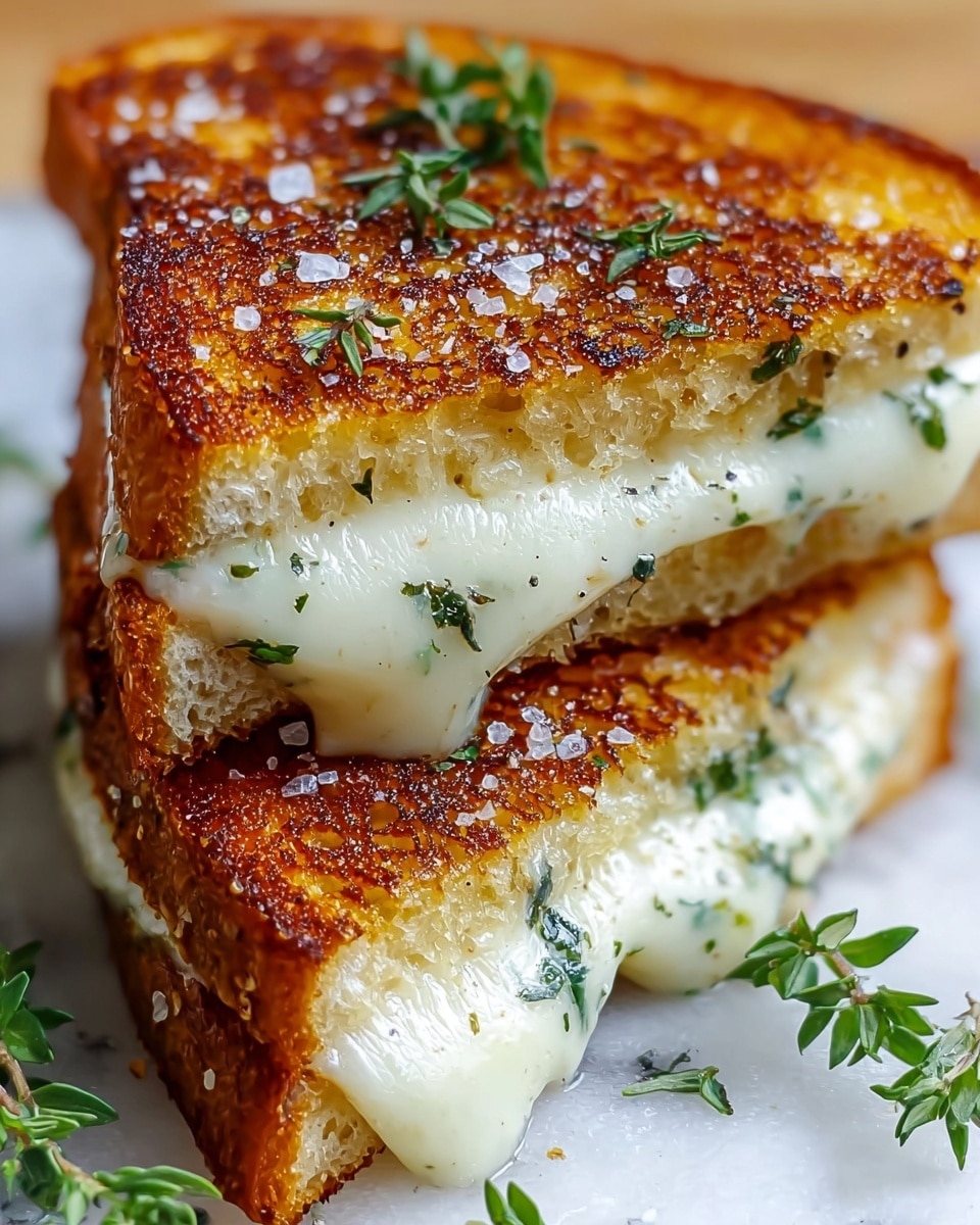 Garlic Bread Grilled Cheese: Irresistibly Cheesy & Easy to Make