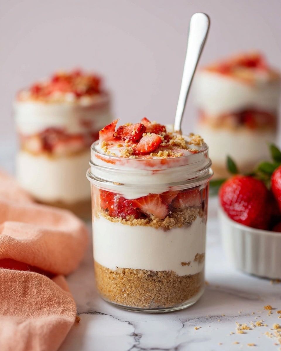High Protein Cheesecake Jars: Delicious Healthy Dessert