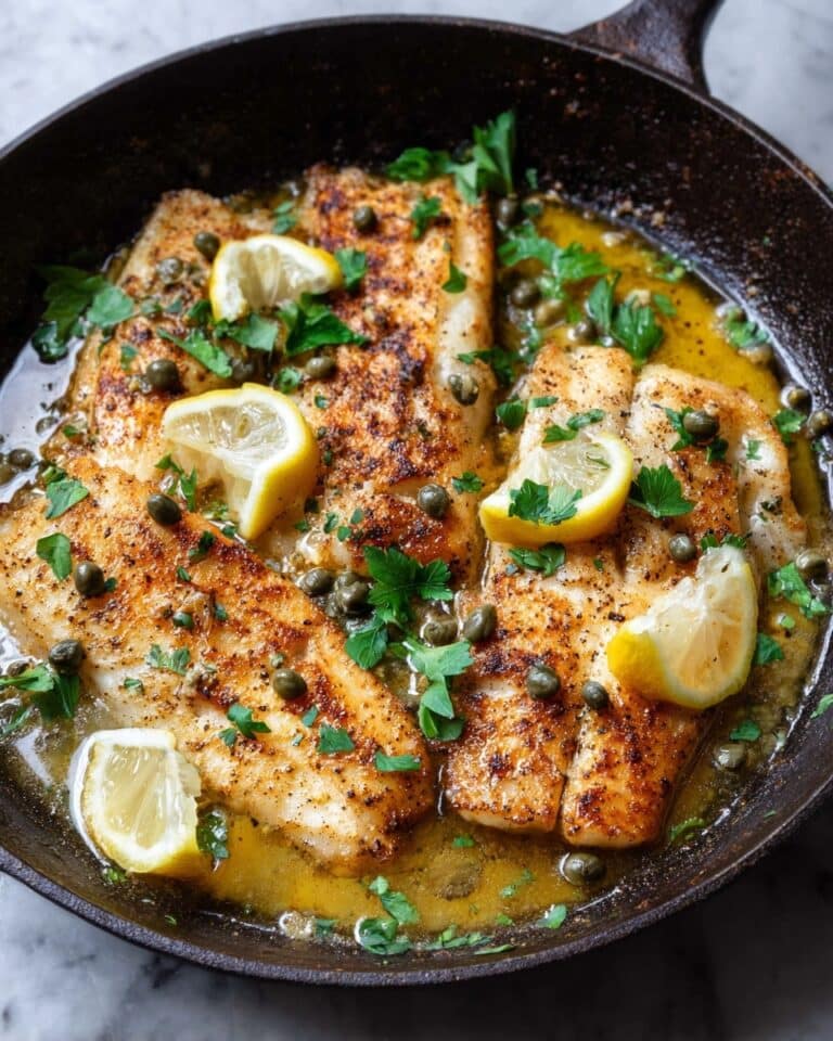 Easy Fish Piccata - Bright & Flavorful White Fish Dinner